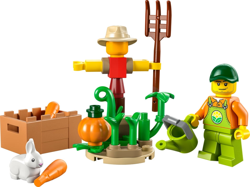 LEGO City Farm Garden Scarecrow 30590 - Harvesting Set for Kids 5 ...