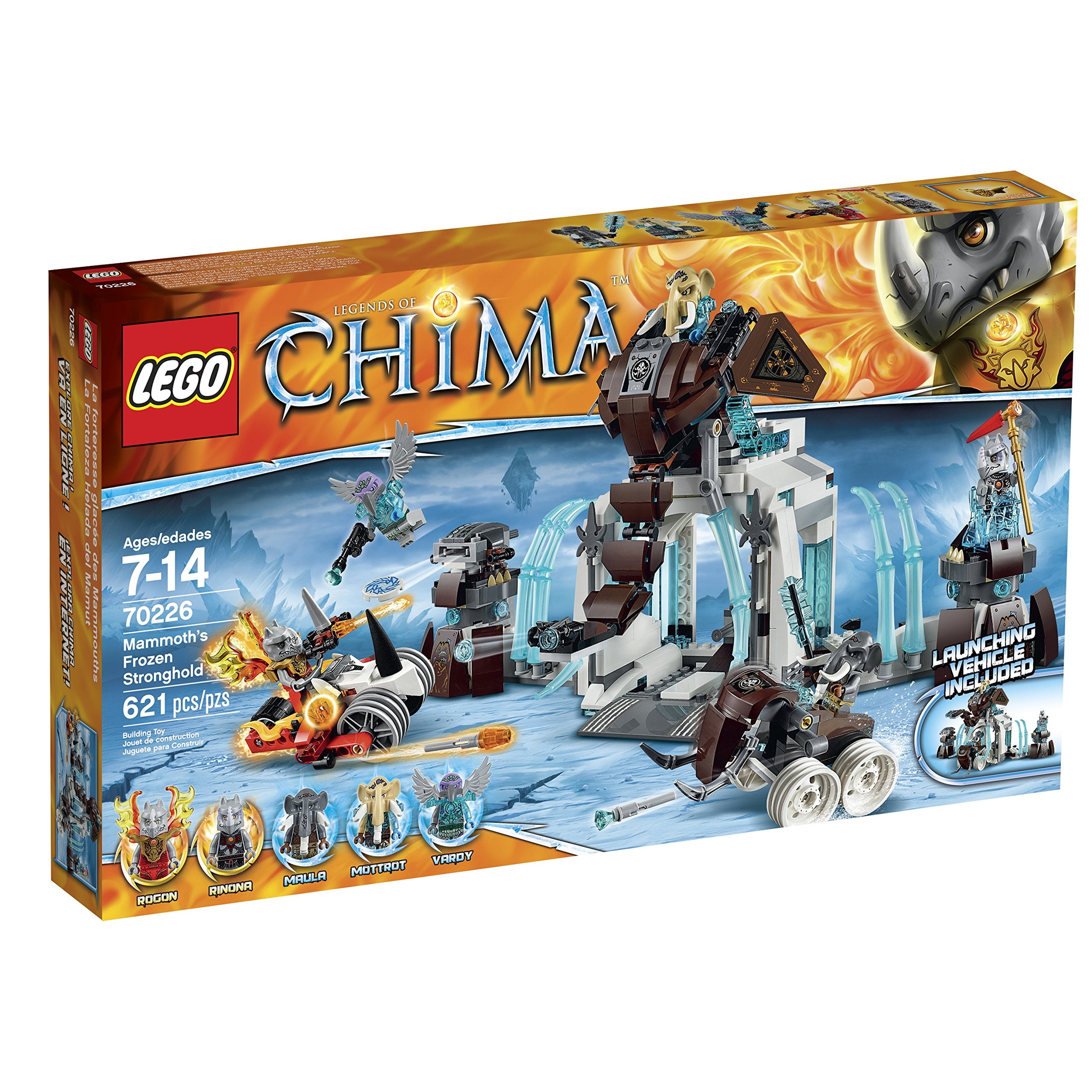 LEGO Chima Mammoth's Frozen Stronghold, 70226 - Walmart.com