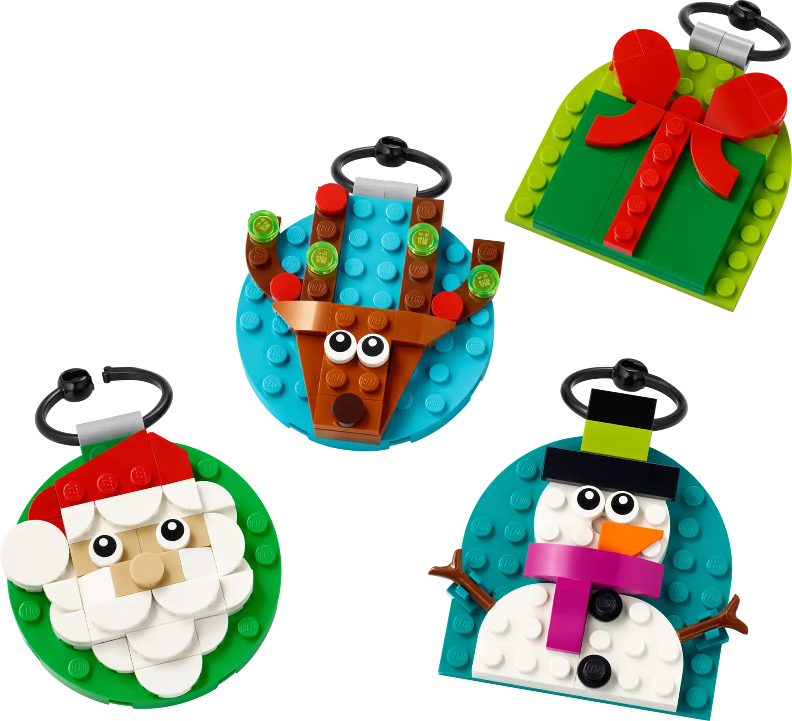 LEGO Christmas Ornament Selection 40744 Interlocking Block Building ...