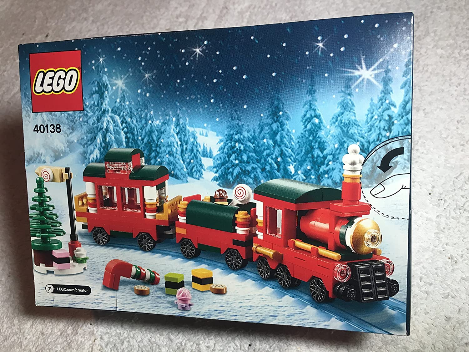 LEGO Holiday Winter Christmas Train Set #40138 with 233 Pieces ...