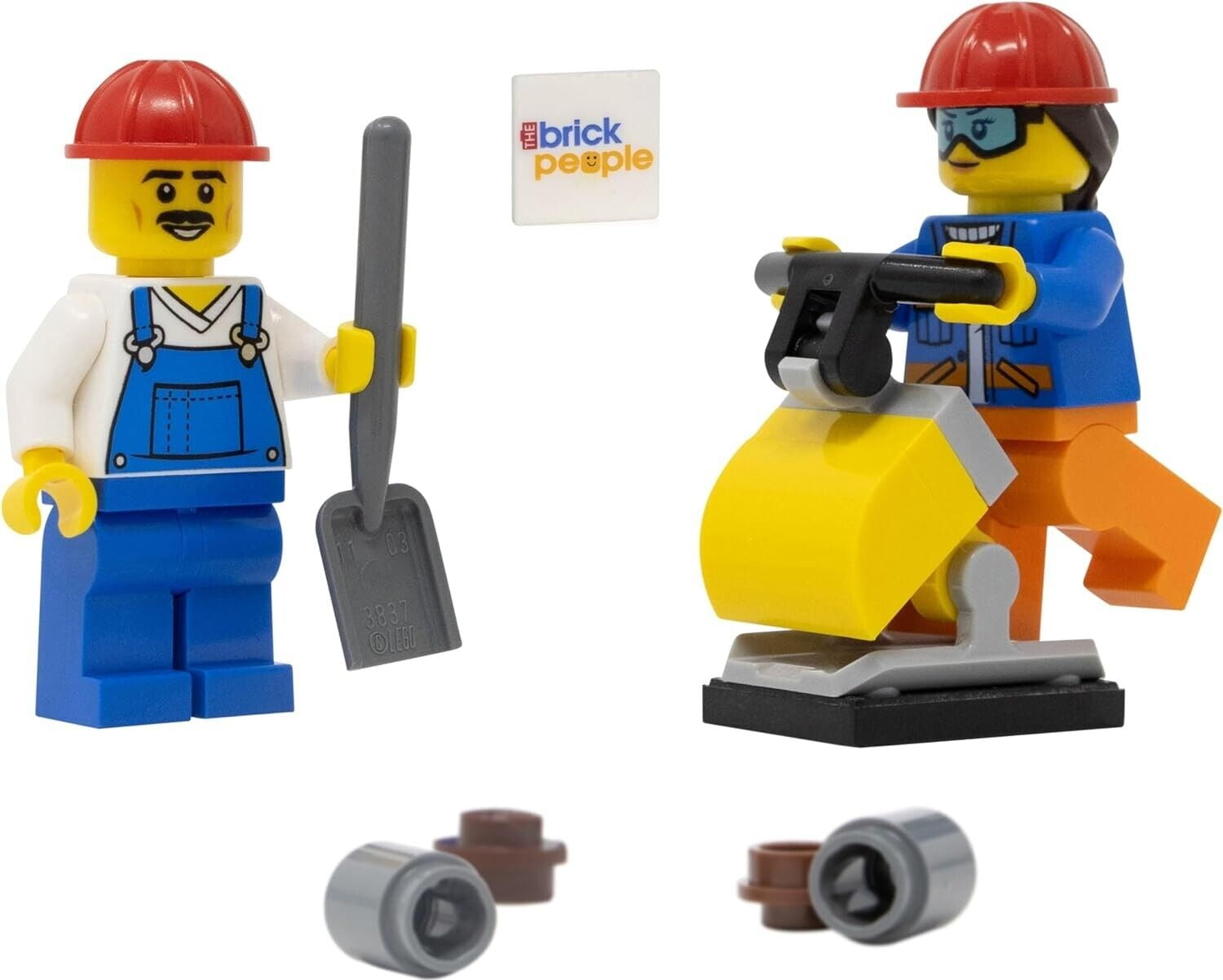 LEGO City: Construction Builder Team with Tamper and Tools Minifigures ...