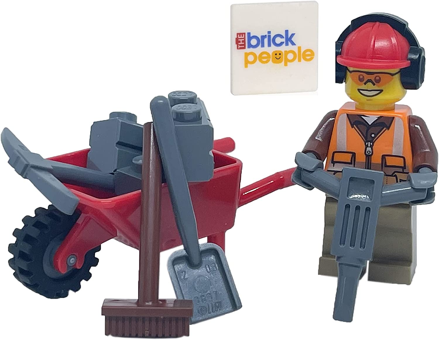 LEGO City: Construction Worker with Wheelbarrow Foil Pack - Walmart.com
