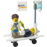 LEGO City Set: Medical Doctor and Patient with Stretcher Bed, IV and ...