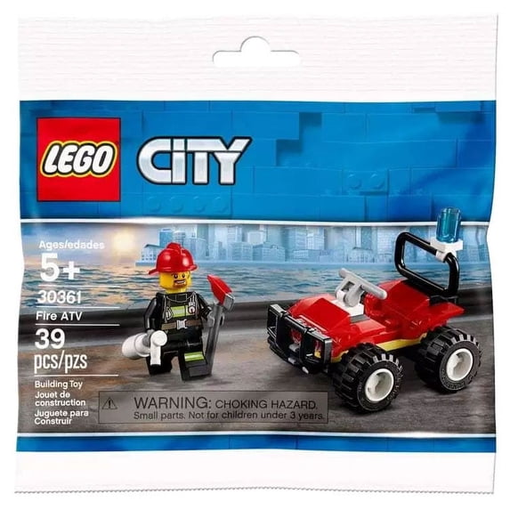 LEGO 30361 City Fire ATV, 39 Piece Polybag Minifigures Set - Walmart.com