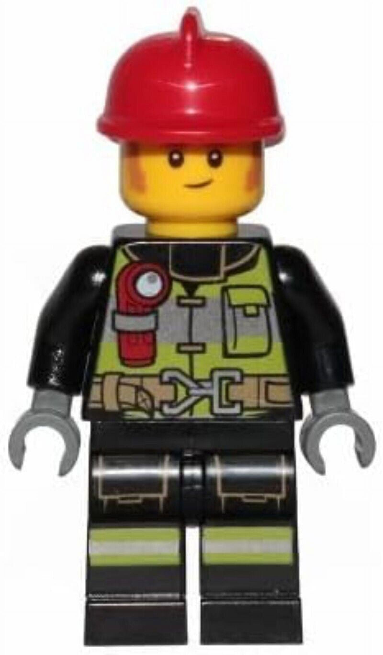 LEGO City Fireman Clemmons Minifigure with Fire Quad and The Brick ...