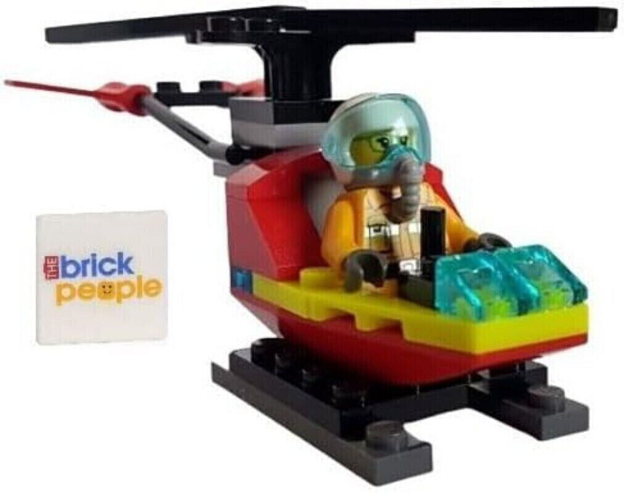 LEGO City: Firerfighter Minifigure in Helicopter - Walmart.com