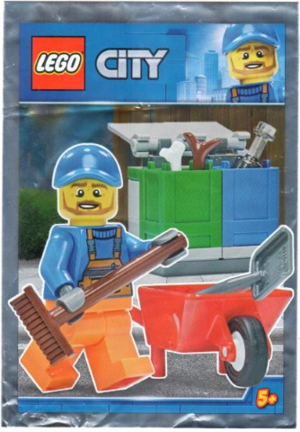 LEGO City Garbage Man Minifigure - Walmart.com