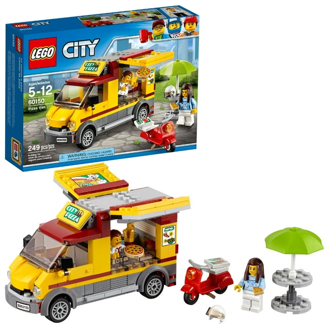 LEGO City Great Vehicles Pizza Van 60150 - Walmart.com