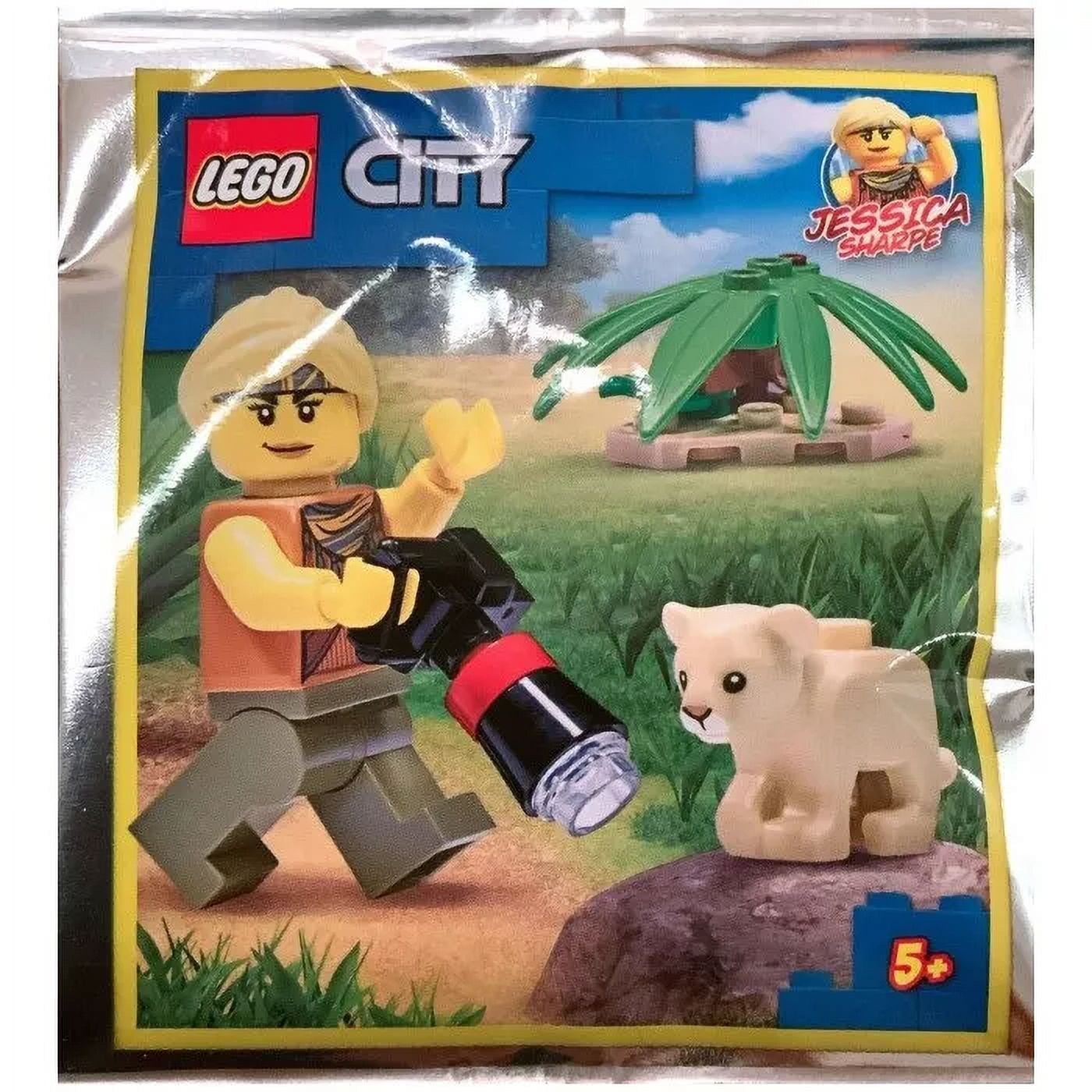 LEGO City Jessica Sharpe and Lion Cub Foil Pack 952112 (SEALED ...