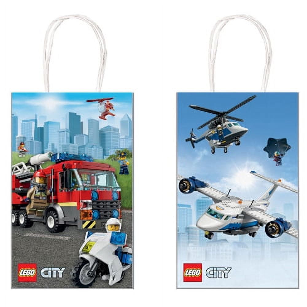 LEGO City Kraft Paper Favor Bags (8ct) - Walmart.com