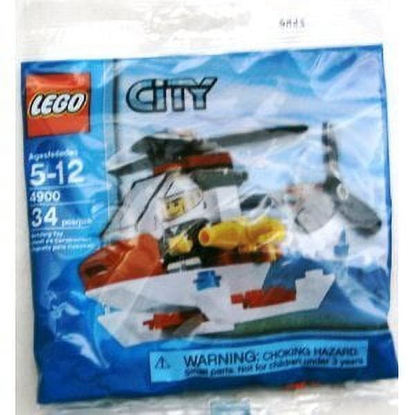 LEGO City Mini Figure Set #4900 Fire Helicopter Bagged - Walmart.com