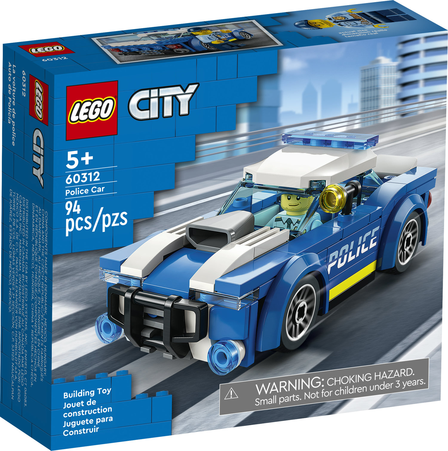 LEGO City Police Highway Arrest 60242 Building Set for Kids (185 Pieces ...