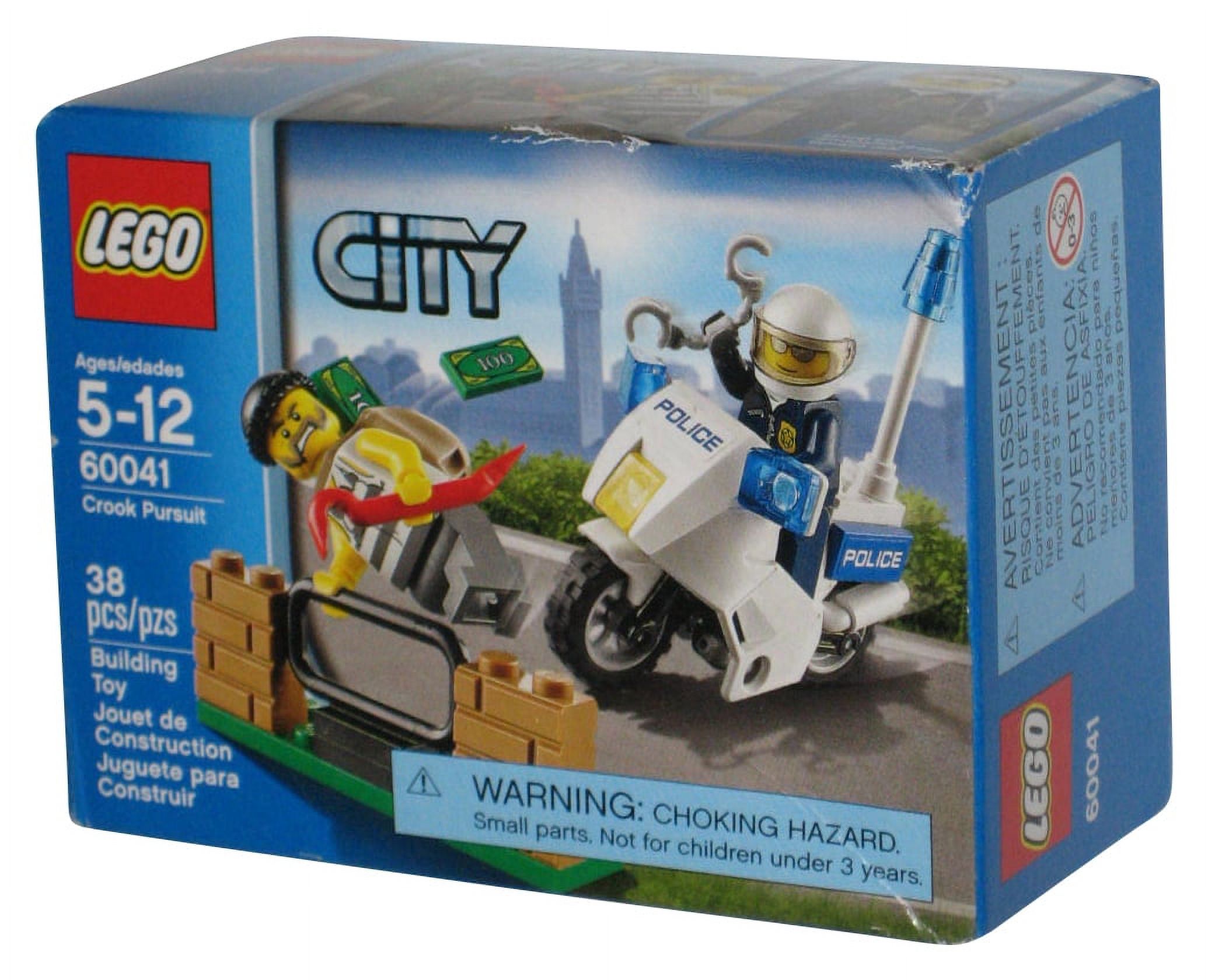 LEGO City Police Crook Pursuit Building Toy MiniFigure Set 60041 ...