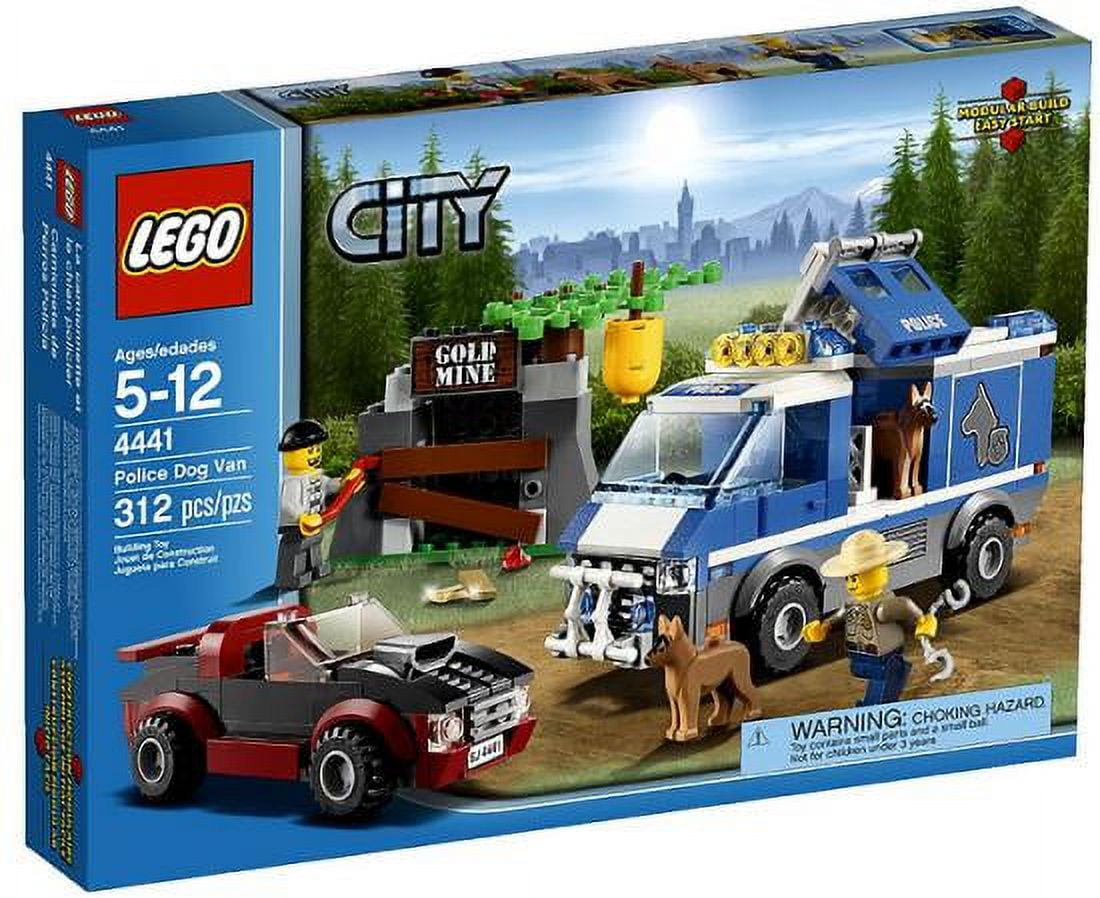 LEGO City Police Dog Van 4441 - Chase Edition for Ages 5-12, 312 Pieces ...