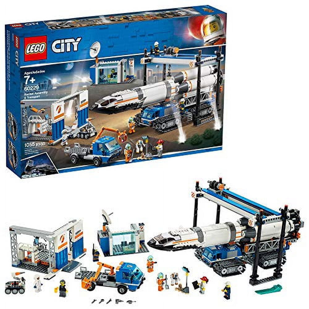 LEGO City Rocket Assembly & Transport 60229 Building Kit, NASA-Inspired ...