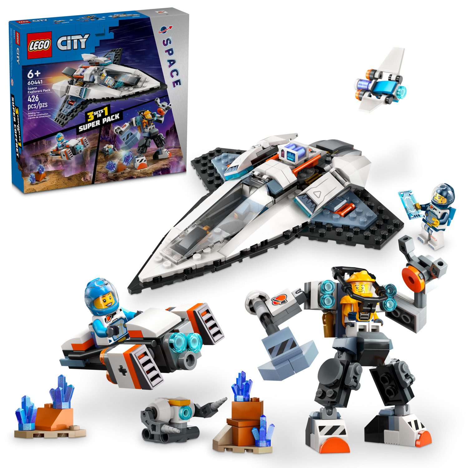 LEGO City Ocean Mini-Submarine 60263 Building Toy, for Kids 4+ (41 ...