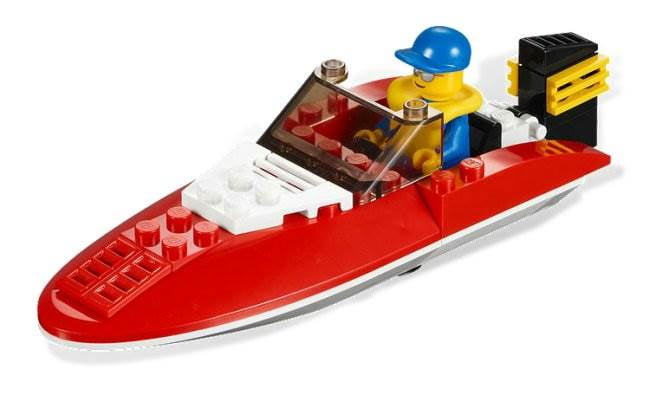 LEGO City Speed Boat Interlocking Block Building Set - Walmart.com