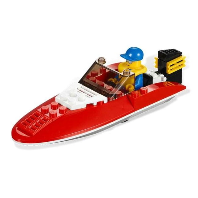 LEGO City Speed Boat Interlocking Block Building Set - Walmart.com