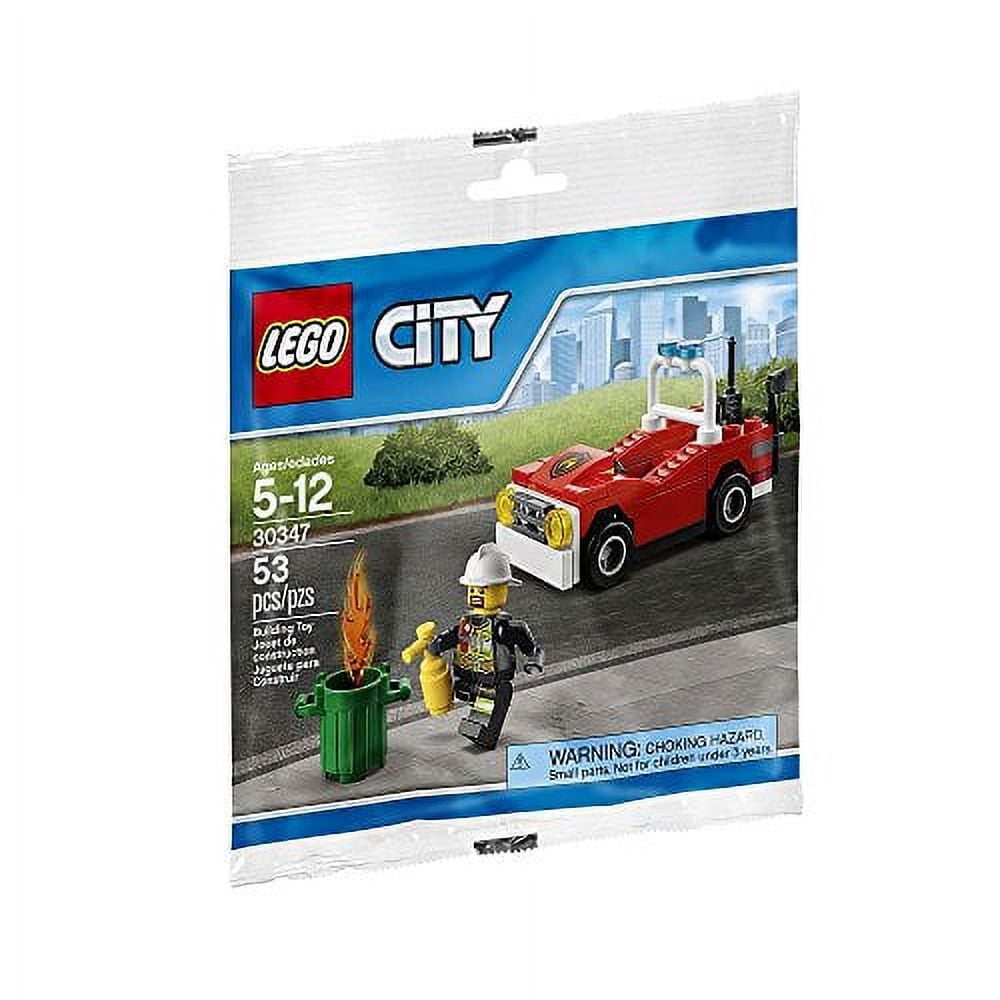 LEGO City Town Fire Polybag Set - Fire Car (30347) - Walmart.com