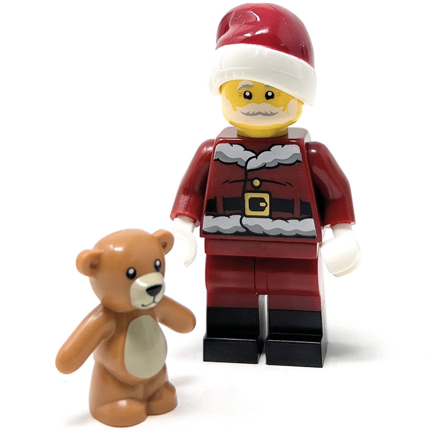 LEGO City / Winter Village Christmas Santa Clause /w Bear Minifigure ...