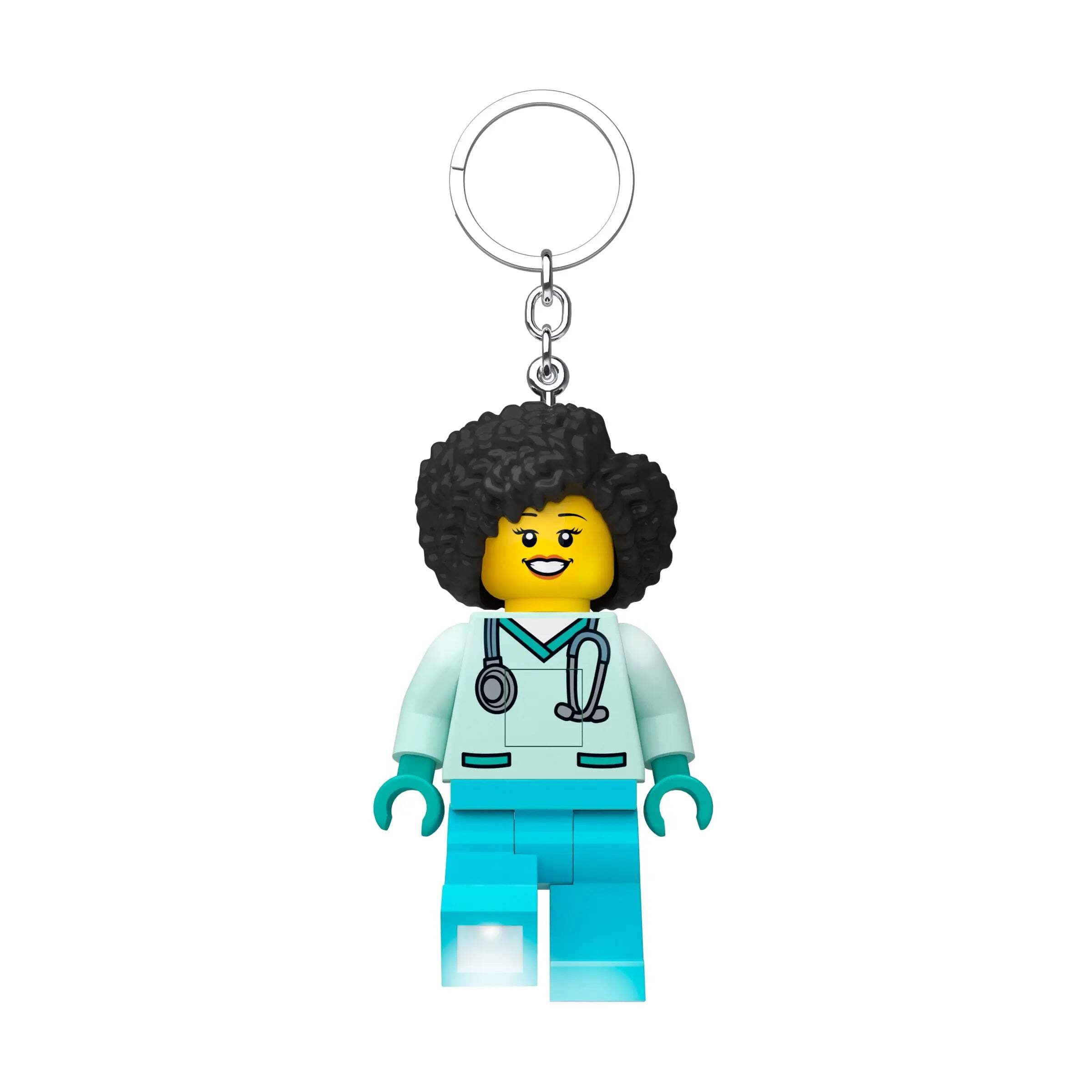 LEGO City Keychain Light - Dr. Flieber - 3 Inch Tall Figure (KE192H ...