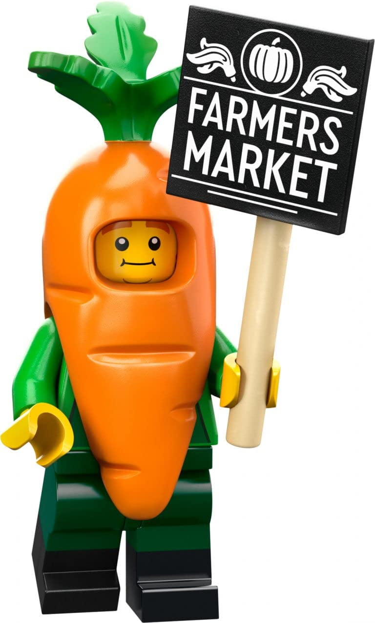 LEGO Collectable Minifigures Series 24 - Carrot Mascot 71037 ...