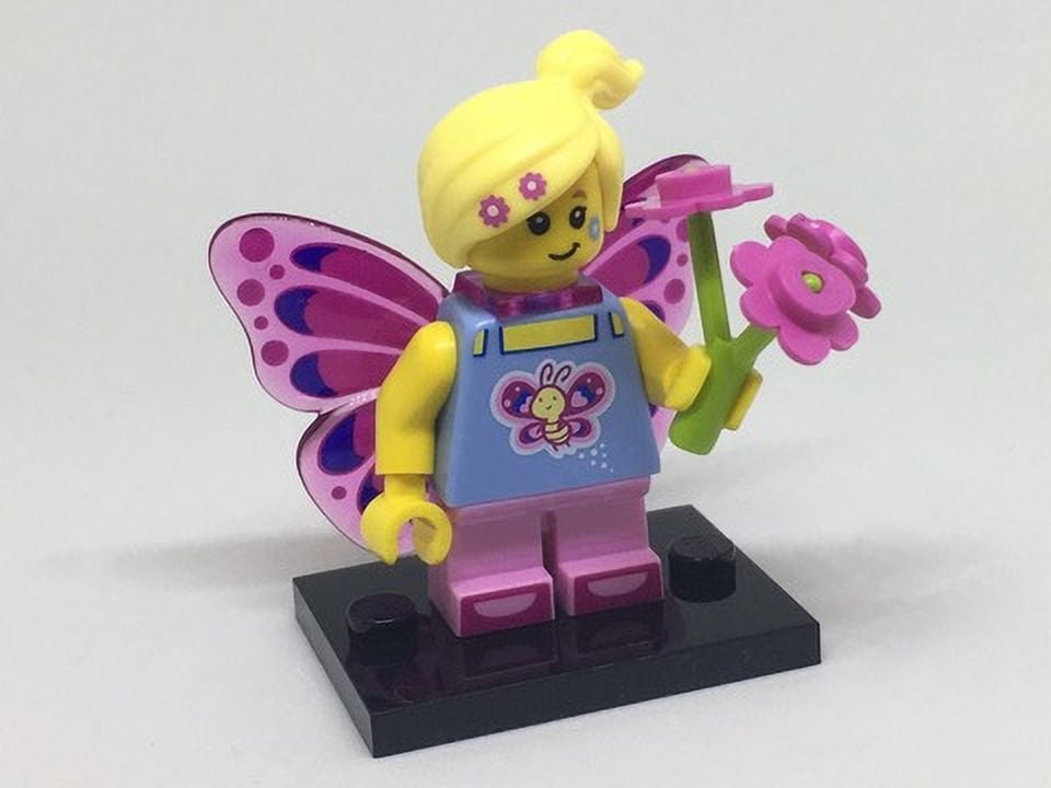 LEGO Collectible Series 17 Butterfly Girl Minifigure - Complete Set ...