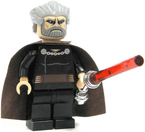 LEGO Count Dooku Minifigure 12 Up Star Wars Interlocking Block Building ...