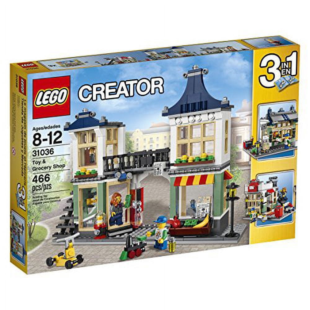 LEGO Creator 31036 Toy and Grocery Shop, 3-in-1 Building Toy Set (Toy ...