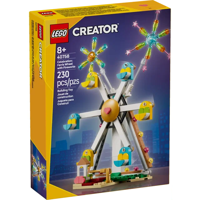 LEGO Creator 40758 Celebration: Ferris Wheel with Fireworks 230pcs ...
