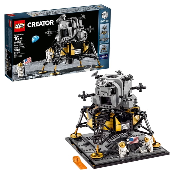 LEGO NASA Apollo 11 Lunar Lander 10266, Astronaut Figures, NASA ...