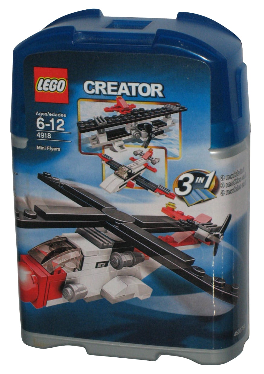 LEGO Creator Mini Flyers 3-In-1 (2007) Helicopter Building Toy Set 4918 ...