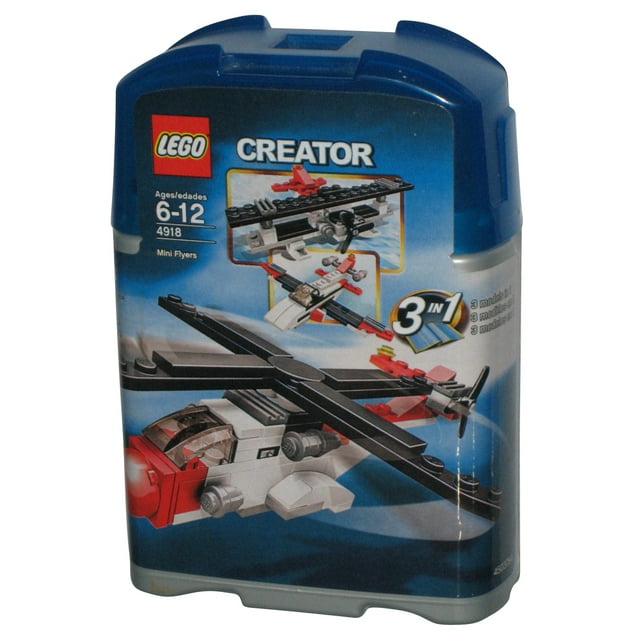LEGO Creator Mini Flyers 3-In-1 (2007) Helicopter Building Toy Set 4918 ...