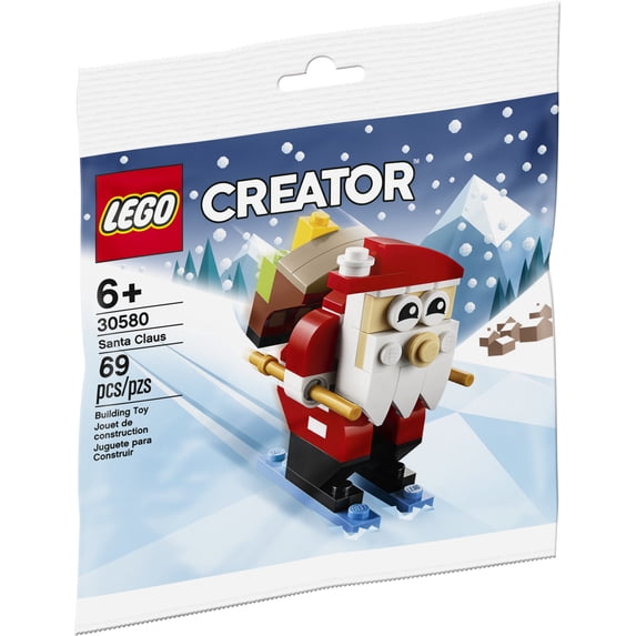 LEGO Creator Christmas Holiday Fun Set - Santa Claus 30580 Building Toy ...