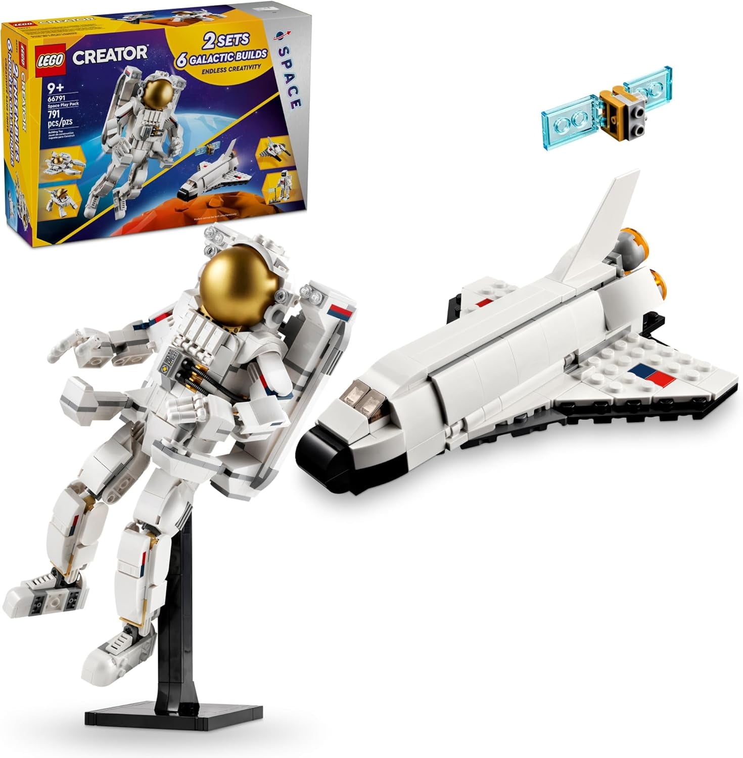 LEGO Creator Space Play Pack Building Toys Set - Space Toys for Kids ...