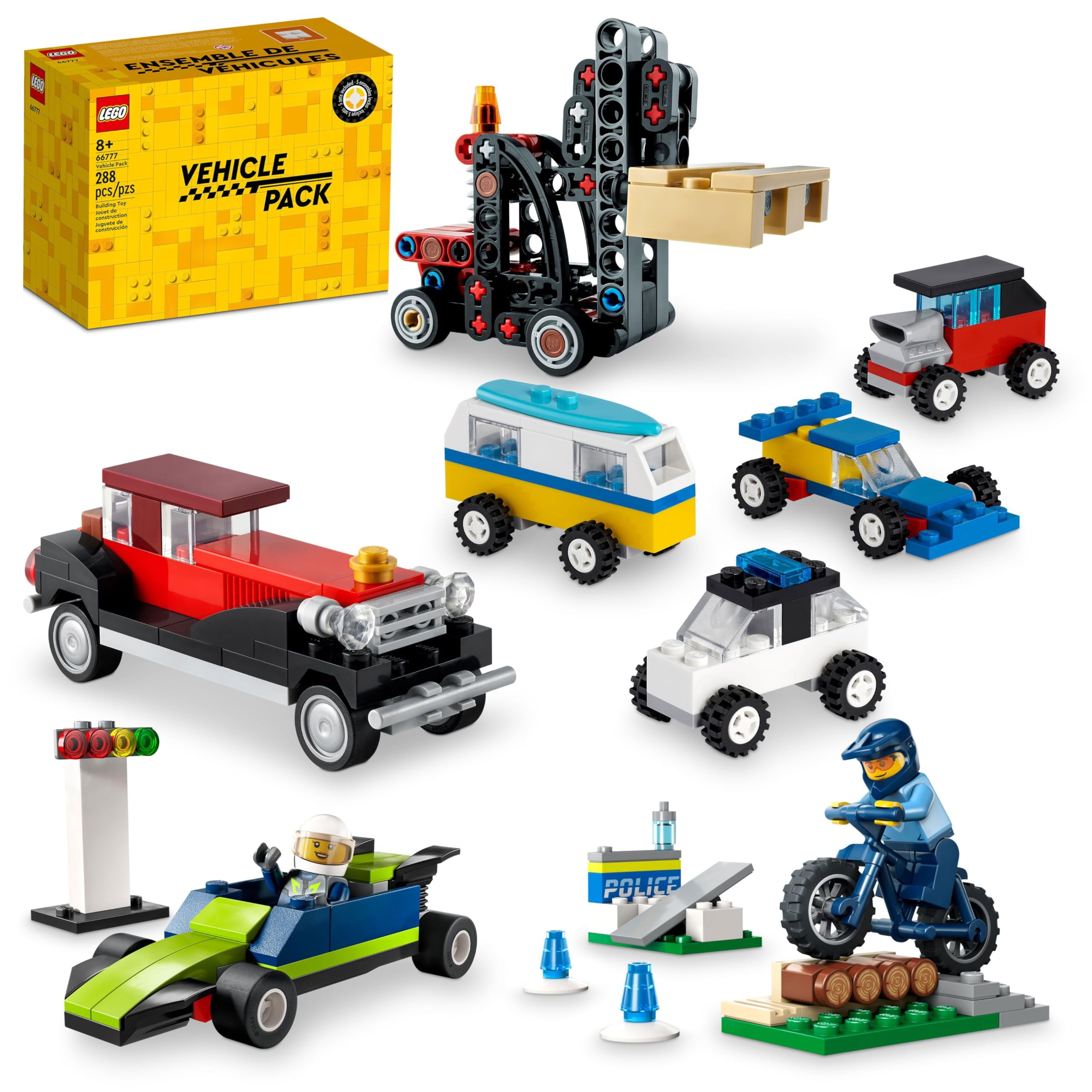 LEGO Creator Vehicle Pack 66777 Collectible Car Set with Buildable Car ...