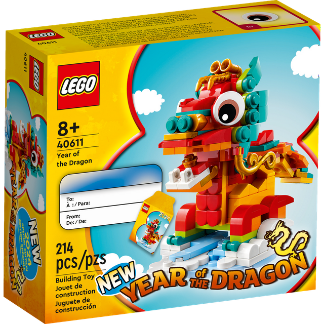 LEGO Year of the Dragon Set 40611 - 2024 Lunar New Year Exclusive ...
