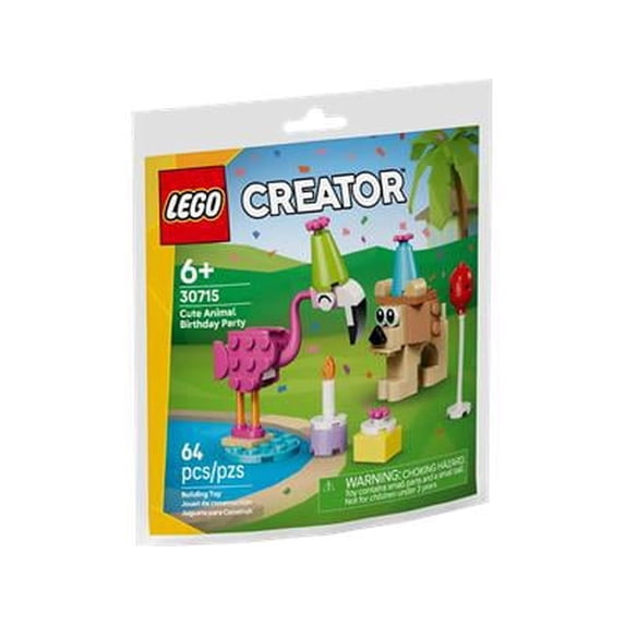 LEGO Cute Animal Birthday Party Set 30715 - Walmart.com