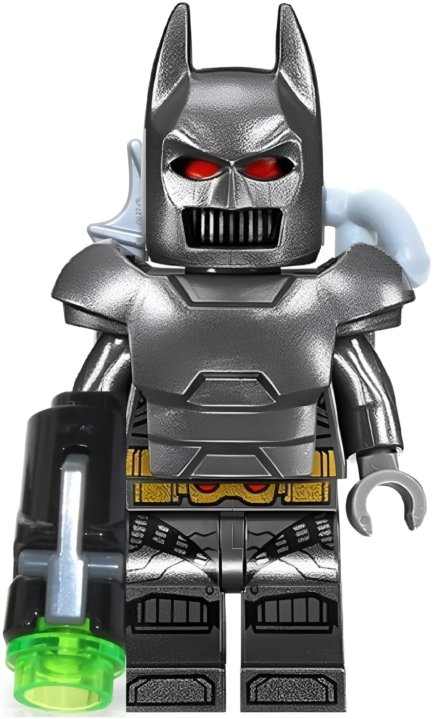 LEGO DC Superheroes: Grey Batman, Cape, Batarang, and Kryptonite Gun ...