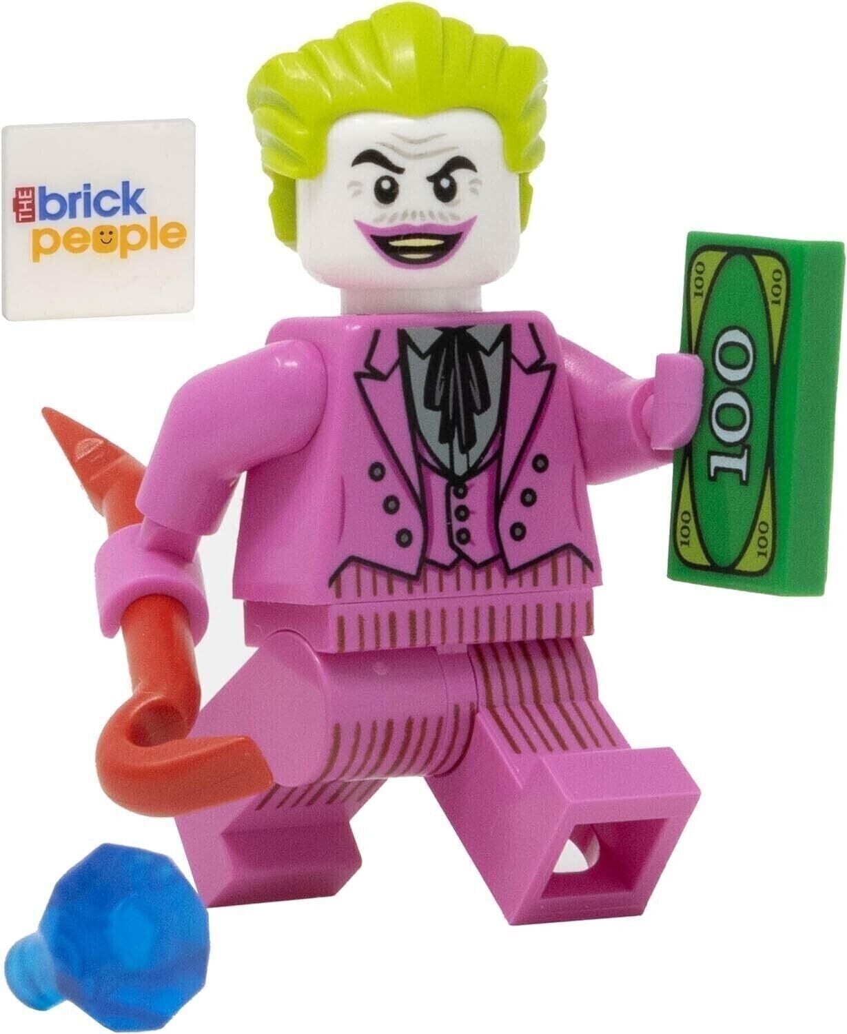 LEGO DC Superheroes: Joker Minifigure with Pink Suit and Crowbar ...
