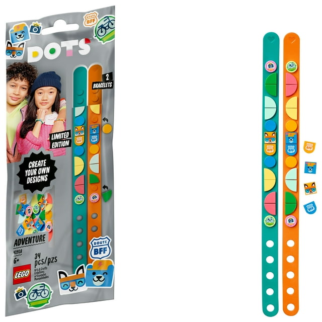 LEGO DOTS Adventure Bracelets 41918 Top DIY Craft Bracelet Toy for Kids ...