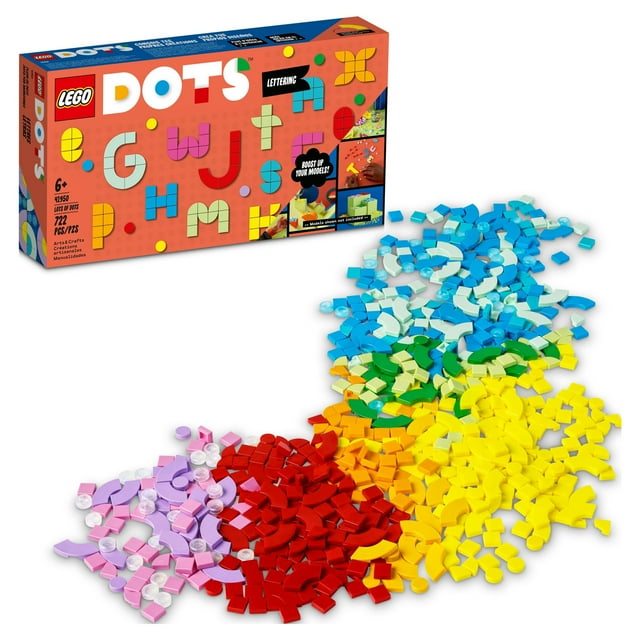LEGO DOTS Lots of DOTS 41950 - Lettering Tiles, Craft Kits for Kids ...