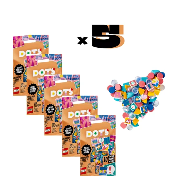LEGO DOTS Party Pack - 5x Extra DOTS - Series 2 41916 - Walmart ...