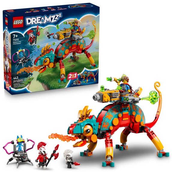 LEGO DREAMZzz Mateo’s Fire Chameleon Building Toy - Pretend Play Set ...