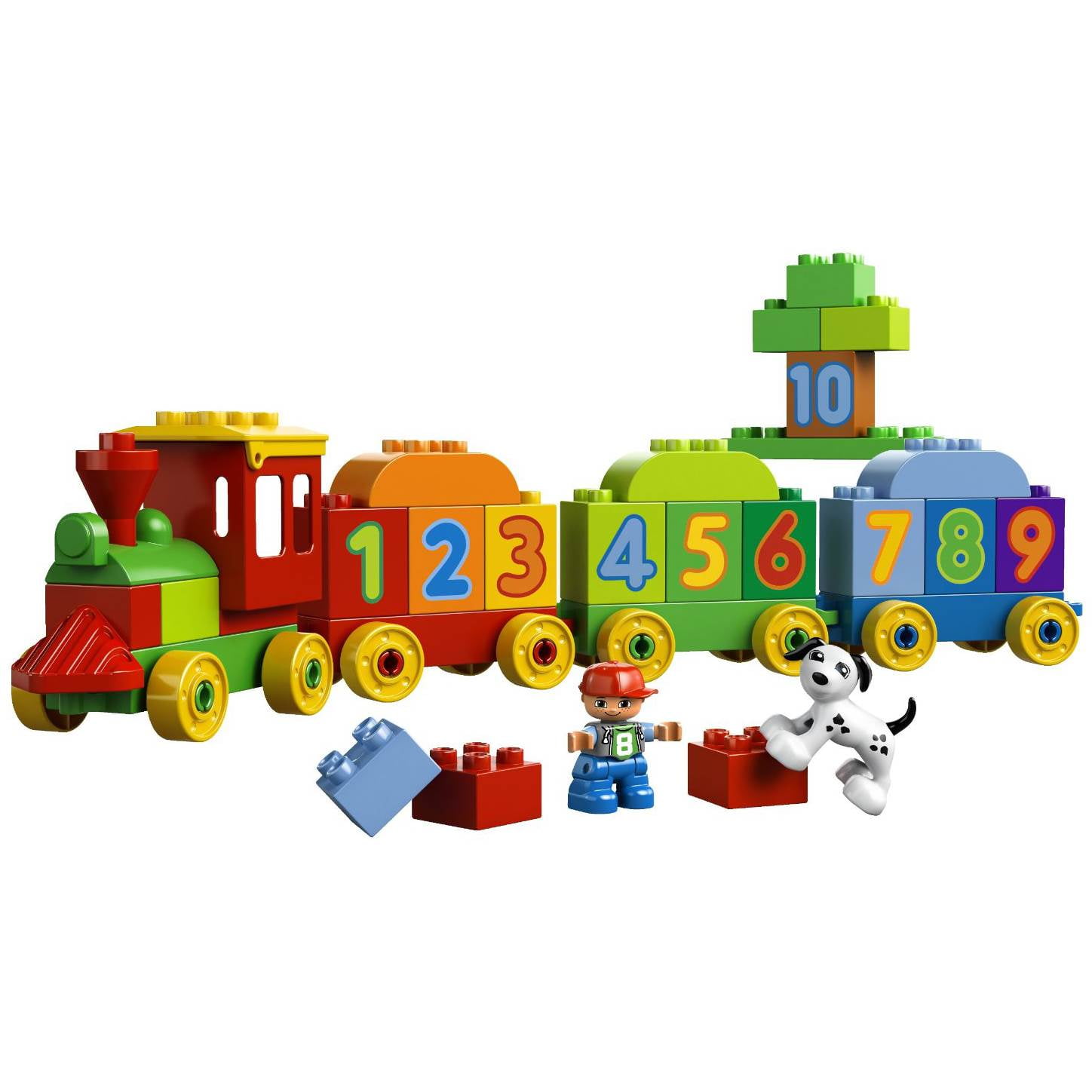 LEGO DUPLO My First Number Train Building Set 10558 - Walmart.com