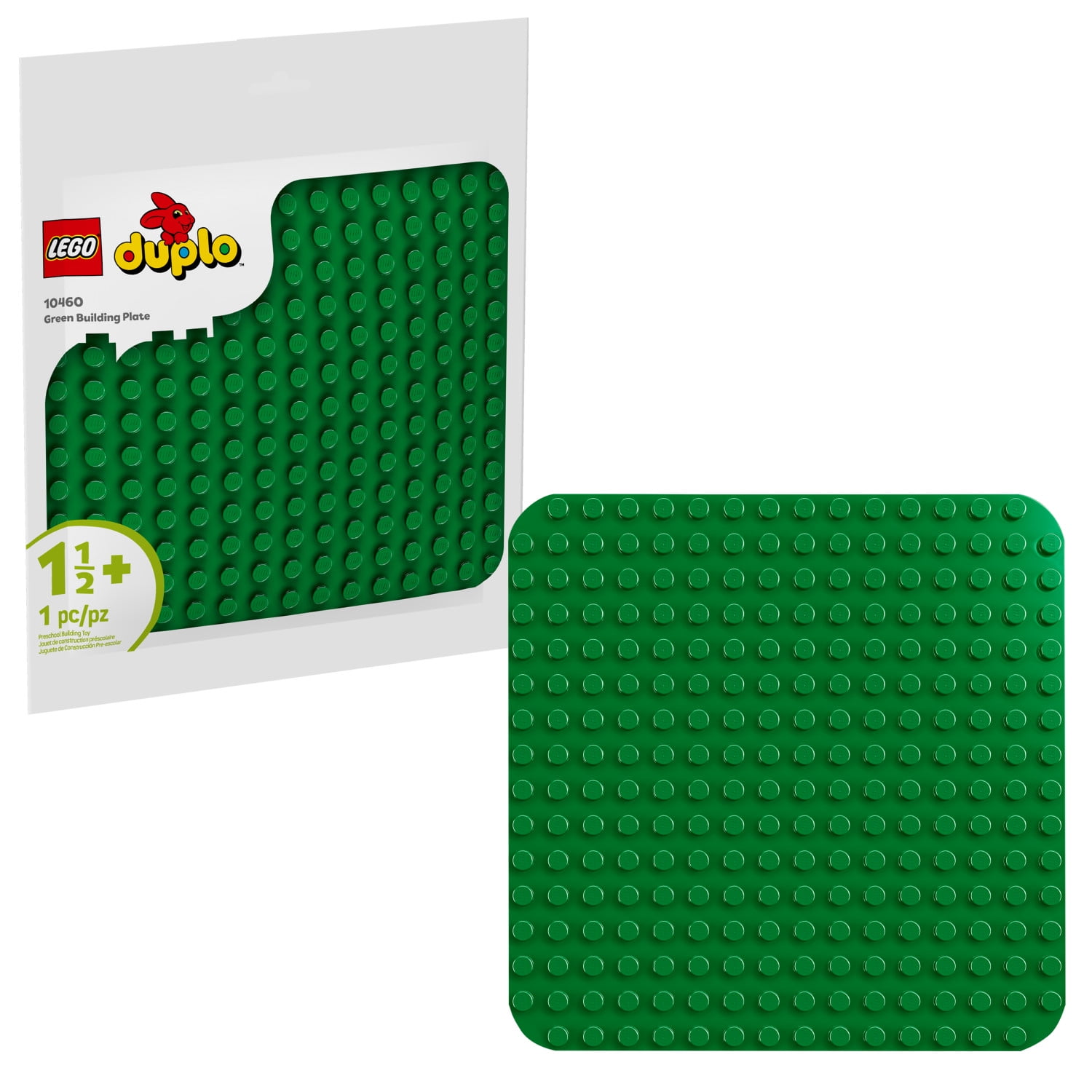 LEGO Green Building Plate for Toddlers, 16x16 Studs, Educational ...