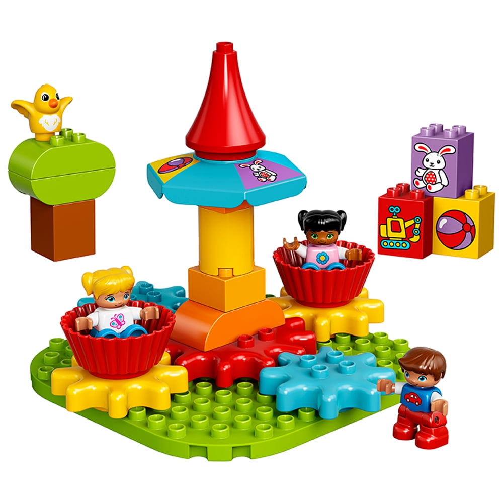 LEGO DUPLO My First Carousel Interlocking Block Building Set, 24 Count ...