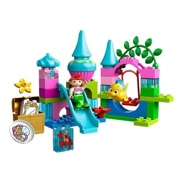 LEGO DUPLO Princess Ariel Undersea Castle Play Set - Walmart Business ...