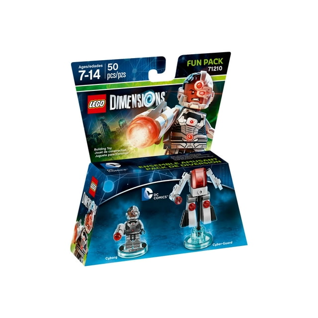 LEGO Dimensions DC Comics Cyborg Toy Figure Fun Pack 71210 - Walmart ...