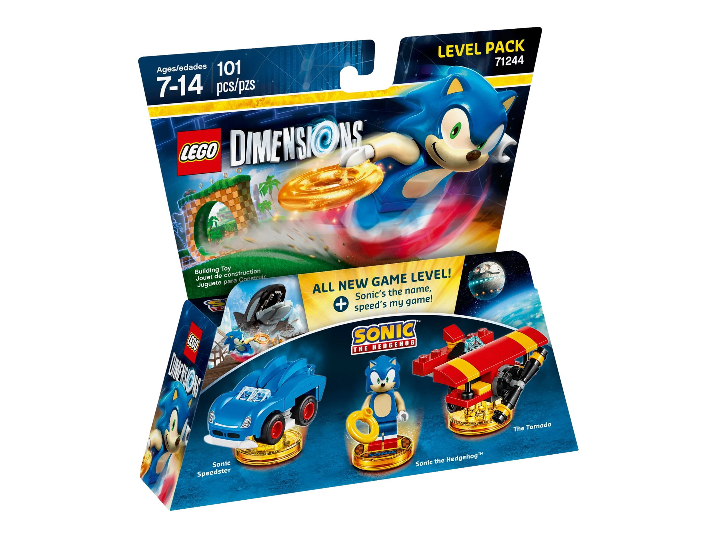 LEGO Dimensions Sonic The Hedgehog Speed Set, Mini Figures Toys ...